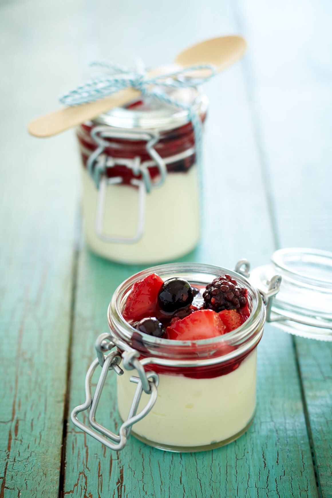 White Chocolate And Yoghurt Mousse With Berry Coulis - NOMU