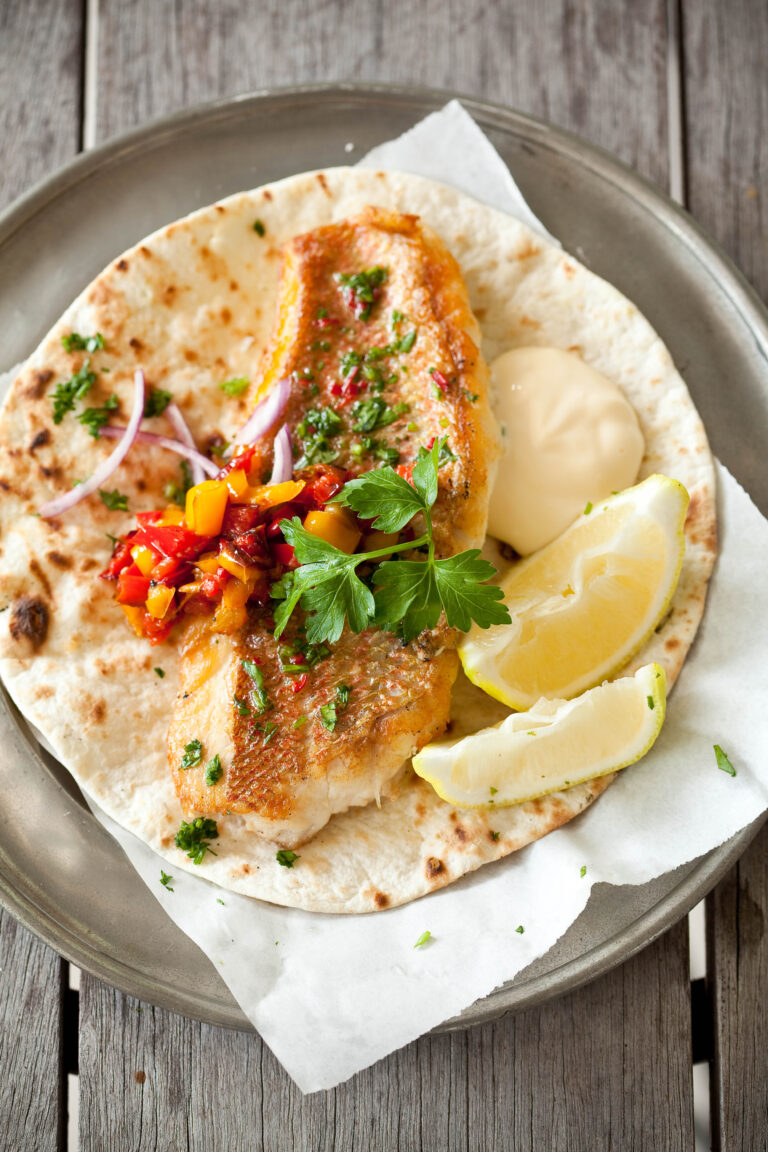 RED FISH WITH CHILLI GARLIC BUTTER - NOMU