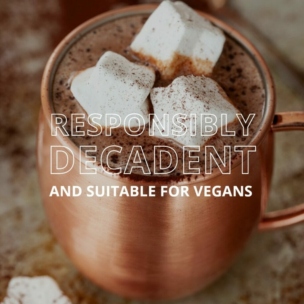NOMU Decadent Hot Chocolate - Organic dark chocolate pieces