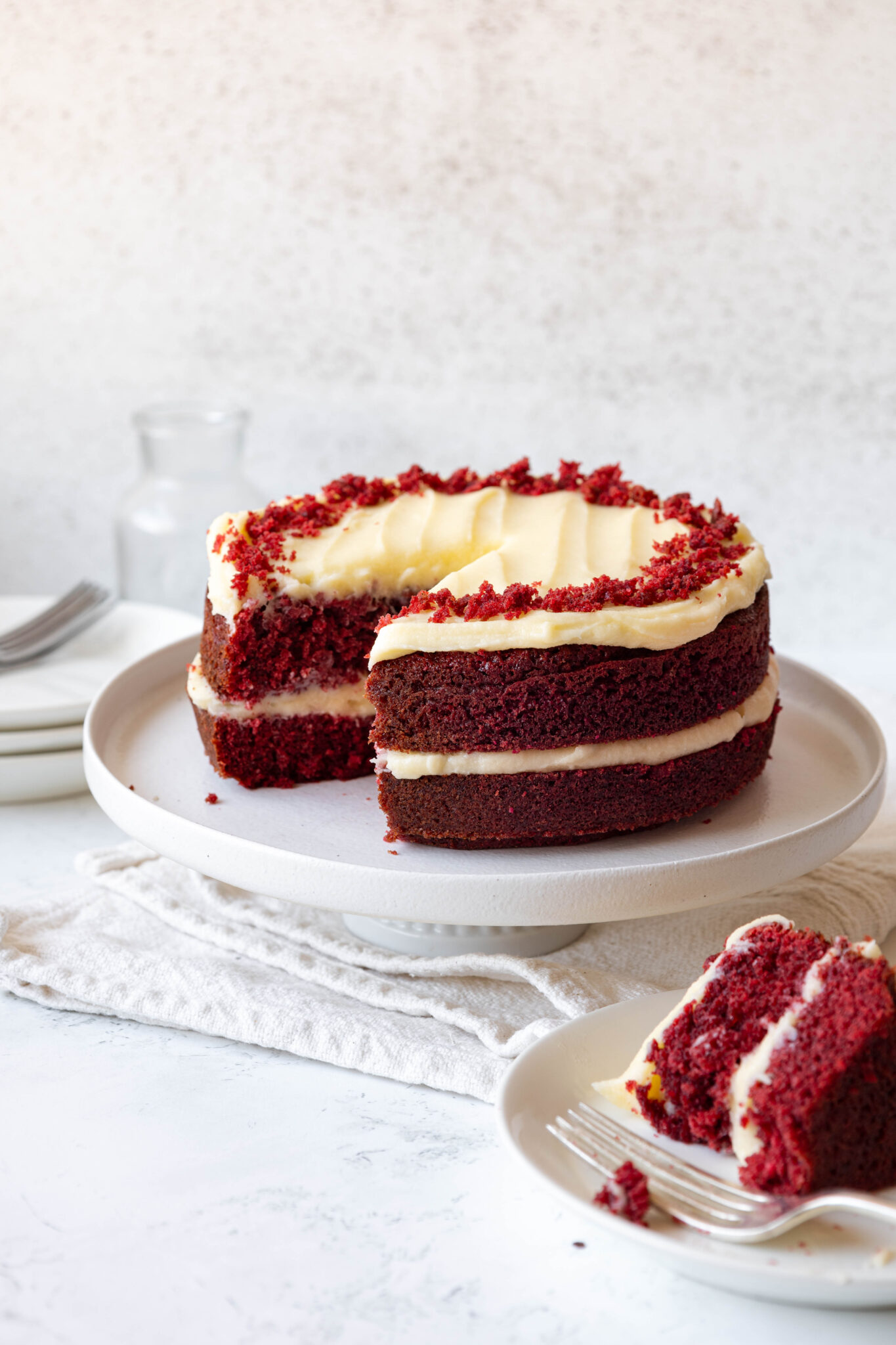 Mini red velvet layer cake - NOMU
