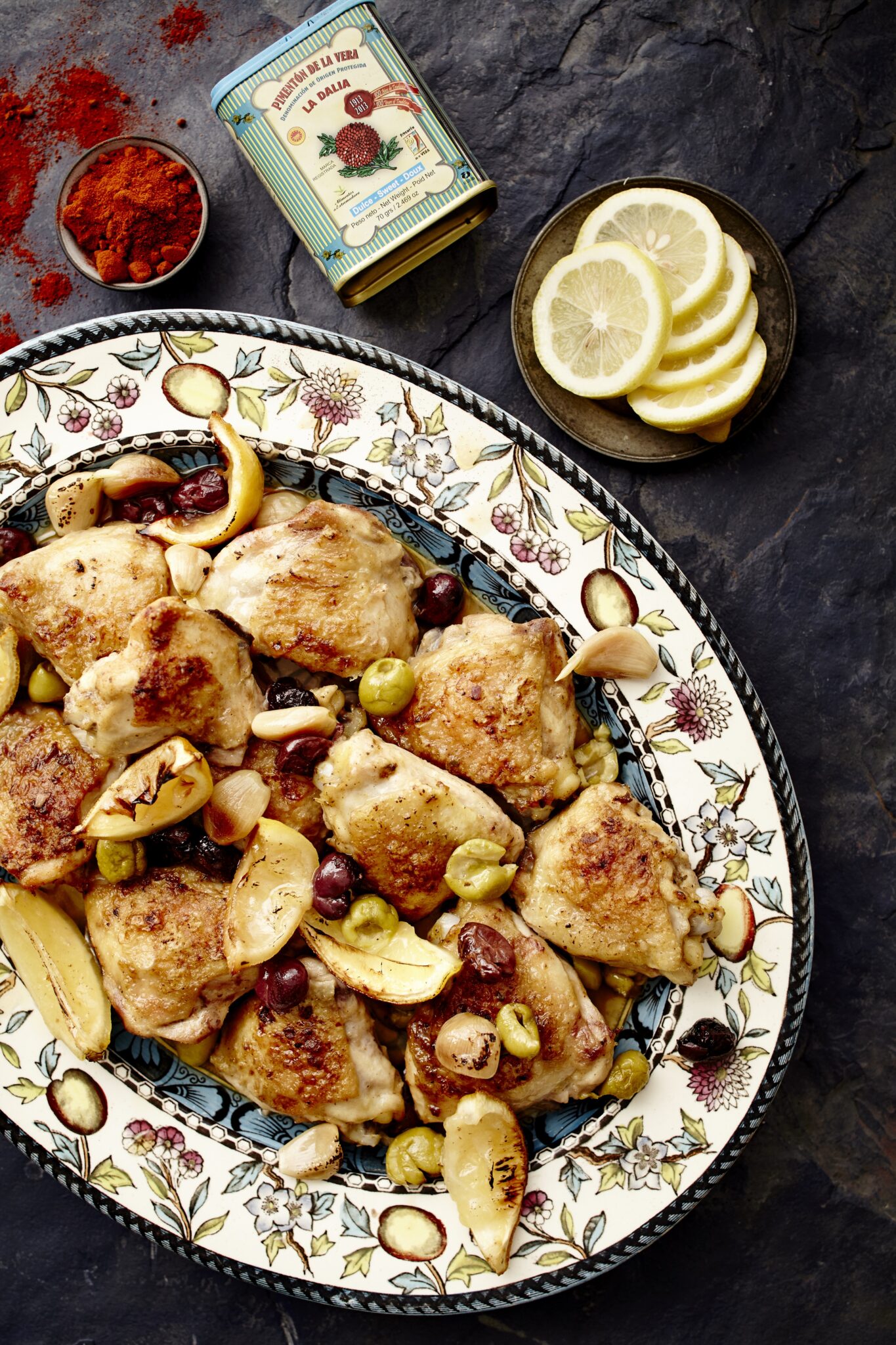 Spanish Chicken With Smoked Paprika, Lemon & Olives - NOMU