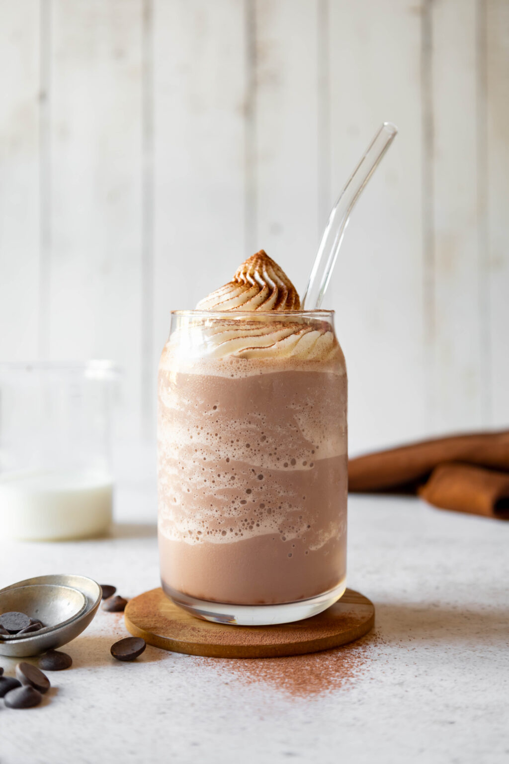 Iced CHOCMILK frappe - NOMU