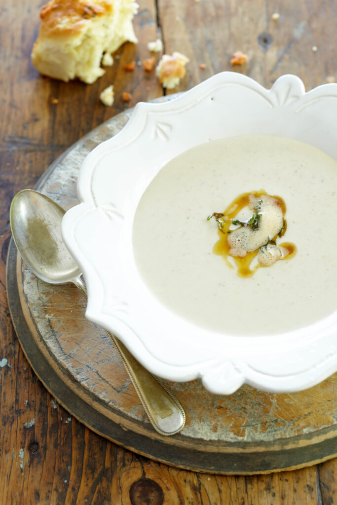 Roasted chestnut soup - NOMU