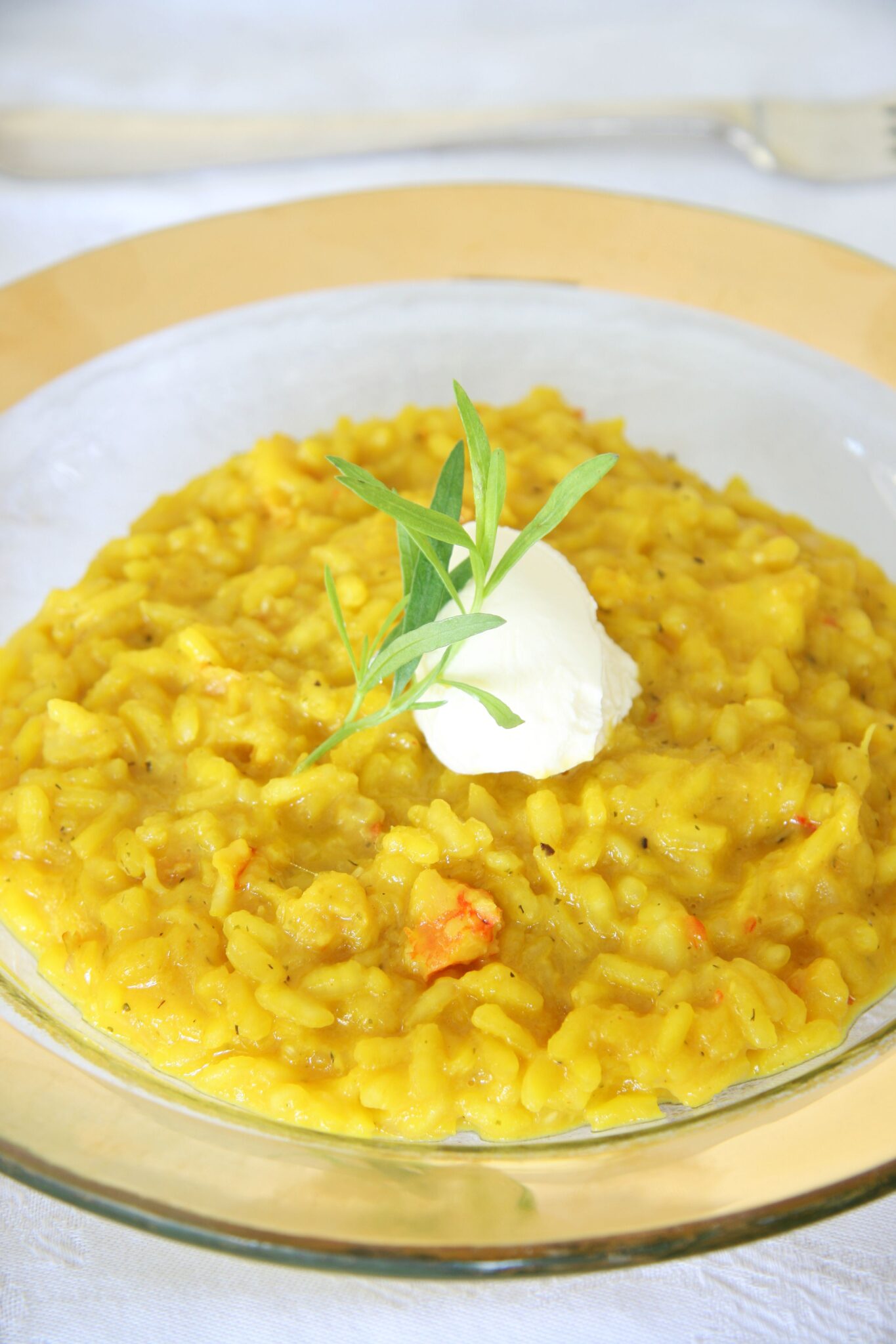 CRAYFISH, SAFFRON & CHAMPAGNE RISOTTO - NOMU